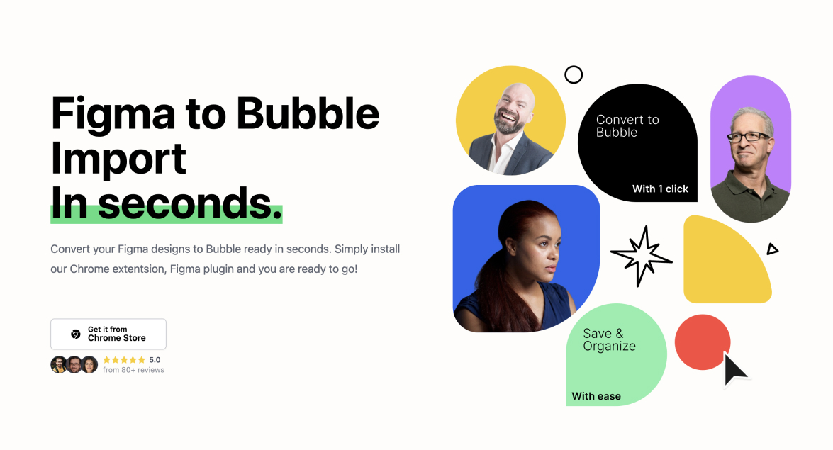 Figma to Bubble.io conversion integration - Instant Design Imports